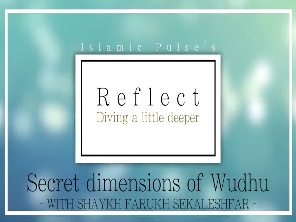 Secret Esoteric Dimensions of Wudhu (Ritual Ablution) | REFLECT ...